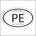 PE Sticker | National Society of Professional Engineers